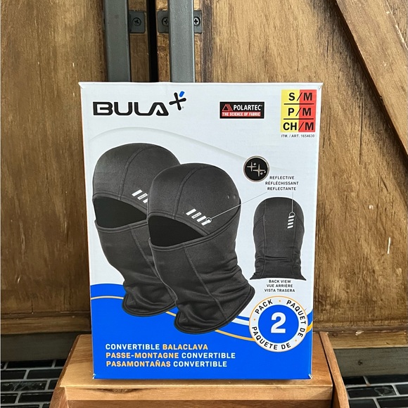 bula | Accessories | Bula Polartec Convertible Balaclava 2 Pack Black ...